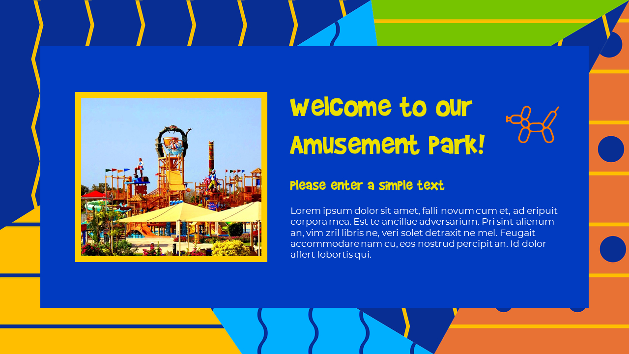 Amusement Park PPT Templates Design