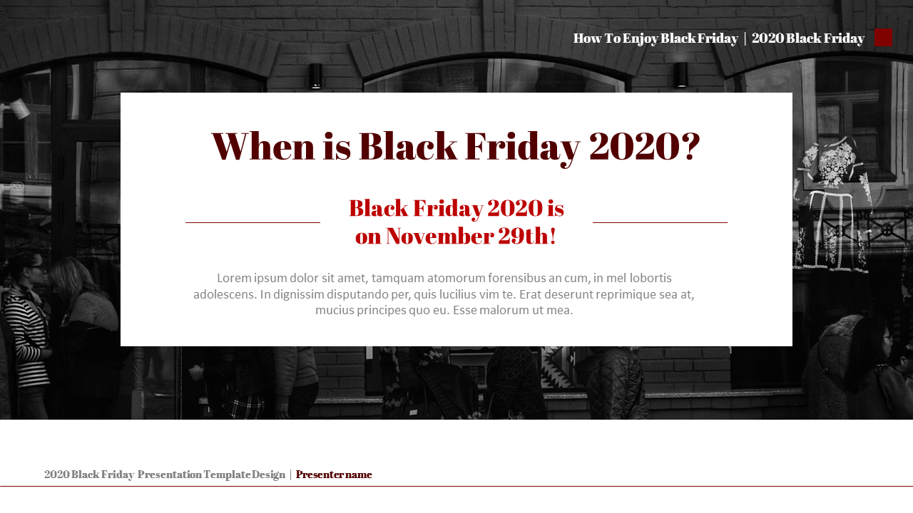 Black Friday Best PowerPoint Presentation Templates