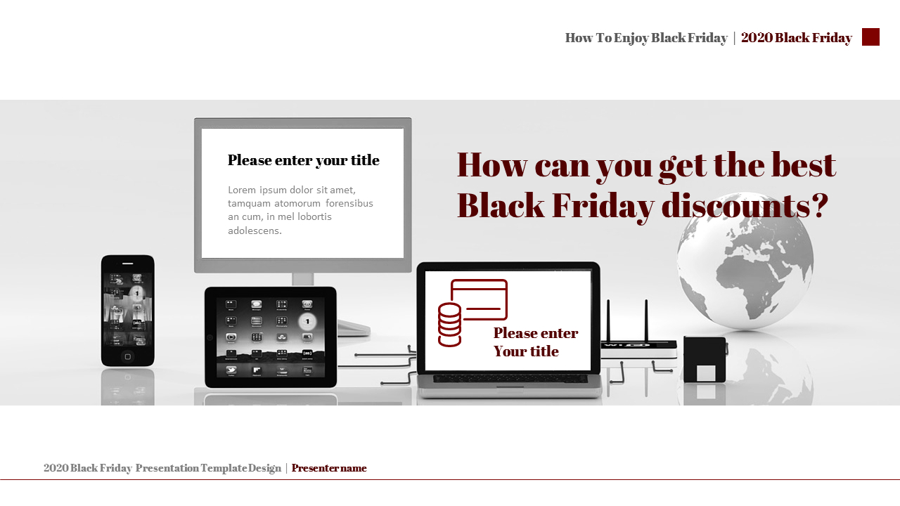 Black Friday Best PowerPoint Presentation Templates