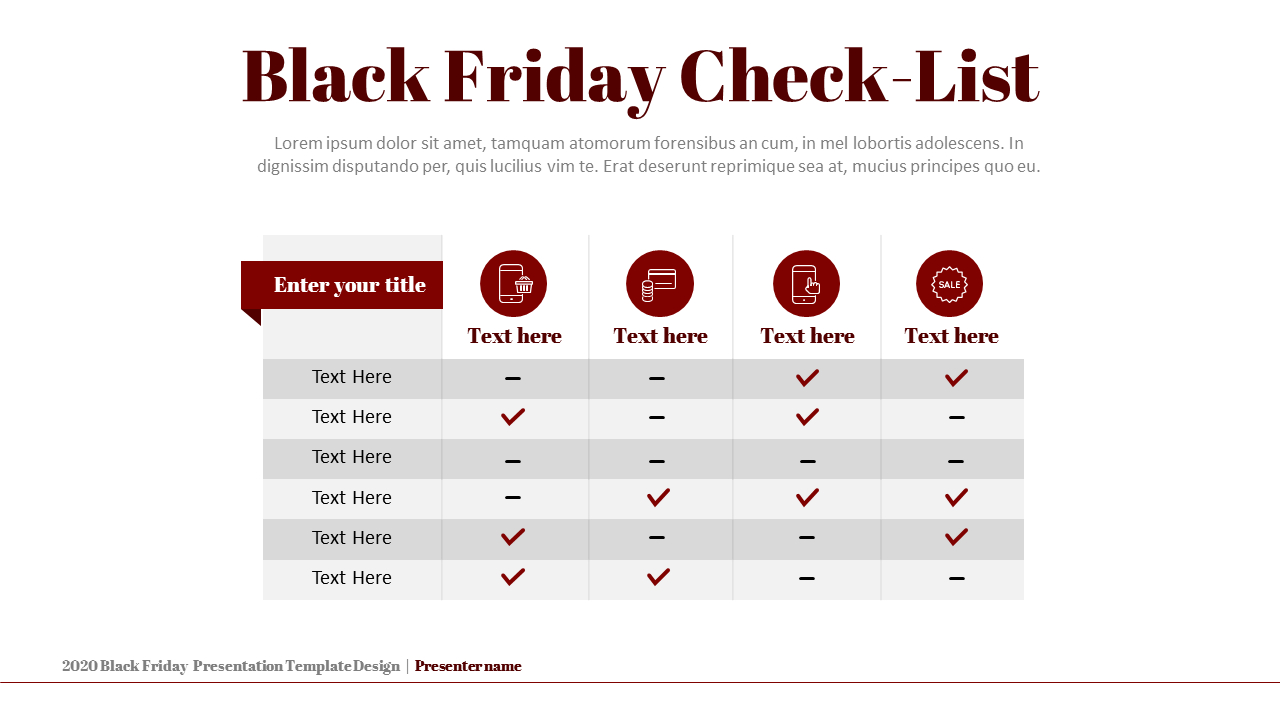 Black Friday Best PowerPoint Presentation Templates