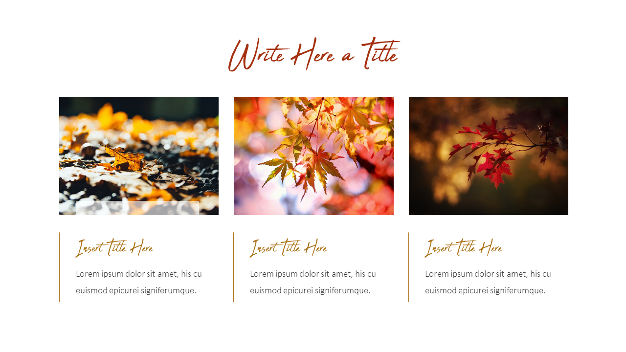 Fall Theme PPT Templates