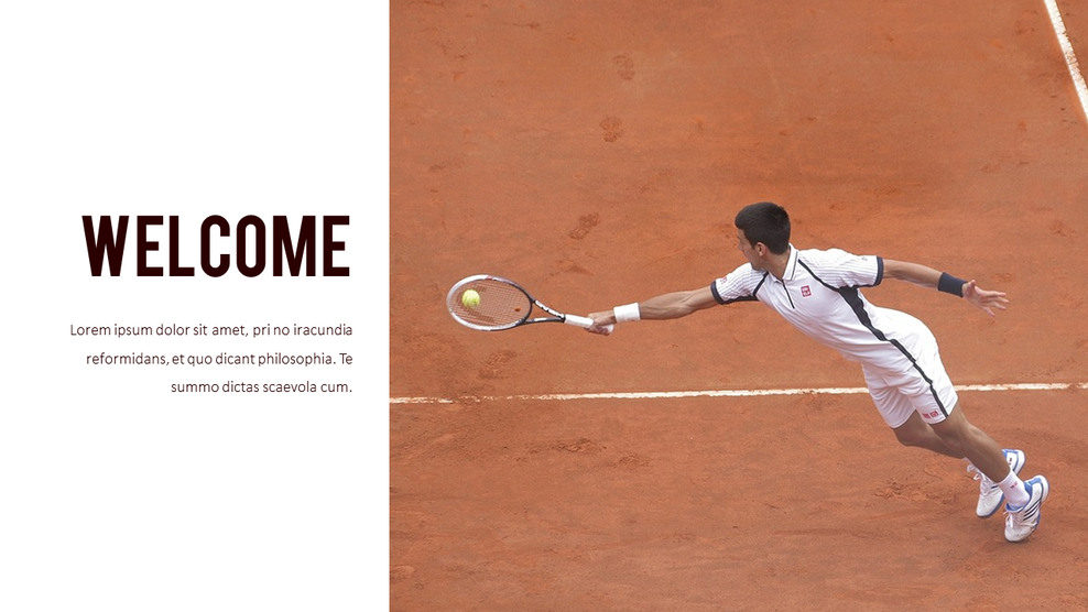 Tennis Best PowerPoint Templates