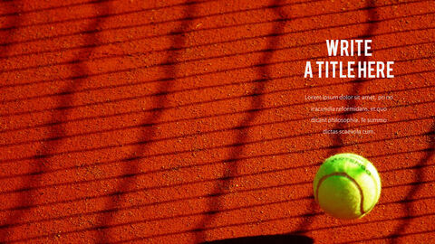 Tennis Best PowerPoint Templates