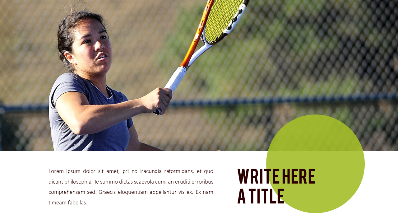Tennis Best PowerPoint Templates