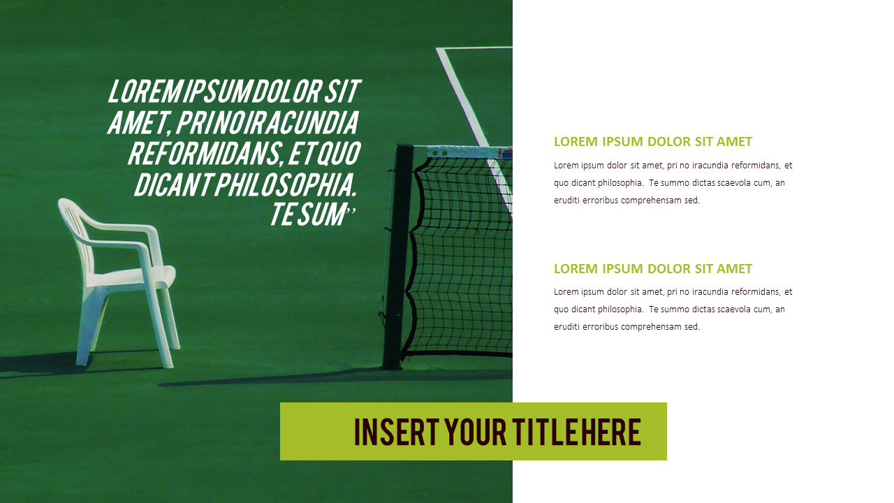 Tennis Best PowerPoint Templates