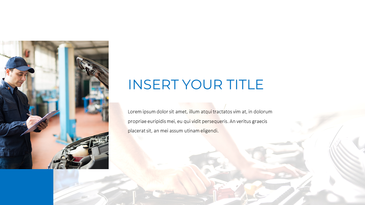 Auto Repair Shop PowerPoint Design Download
