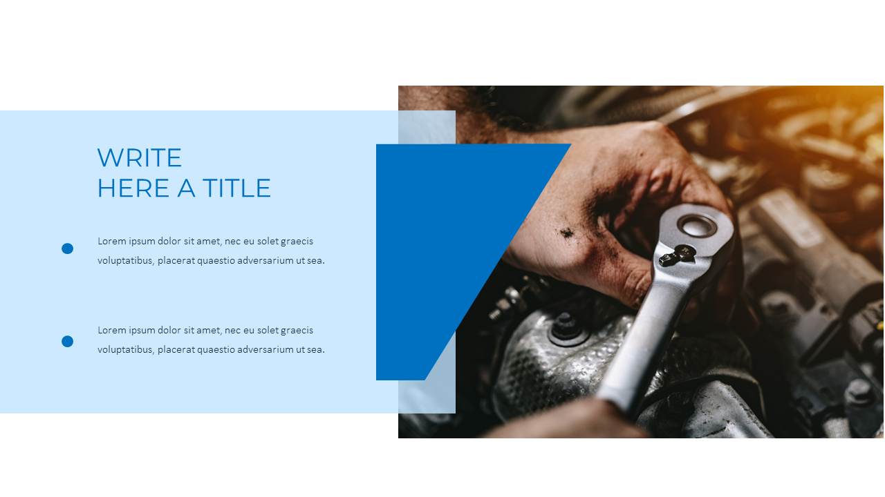 Auto Repair Shop PowerPoint Design Download