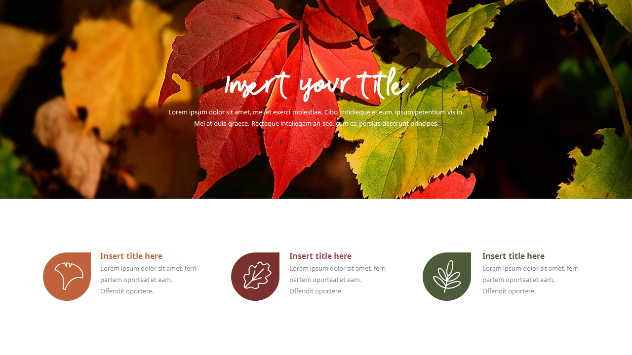 Autumn Season Simple Templates