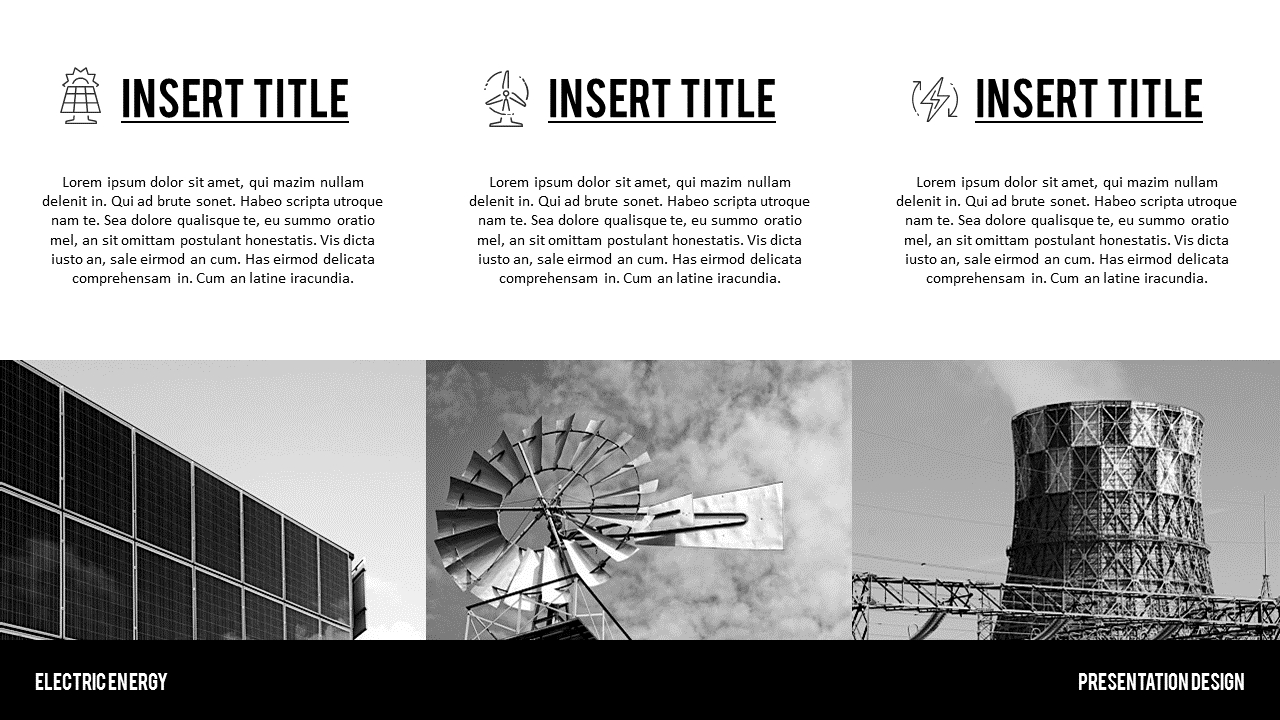 Electric Energy Simple Templates