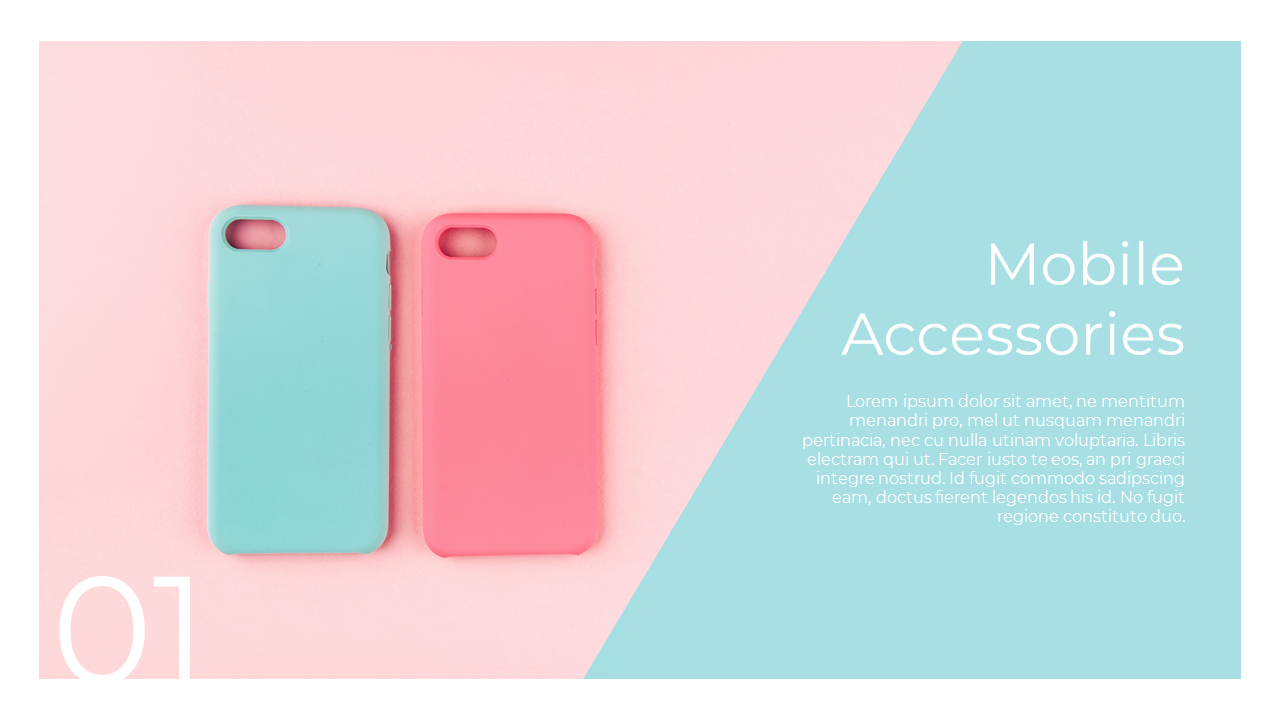 Mobile Accessory PowerPoint Product Template