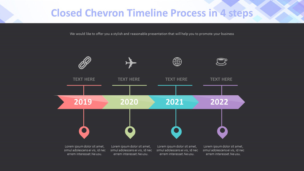 Chevron Timeline Process Diagram AriaATR