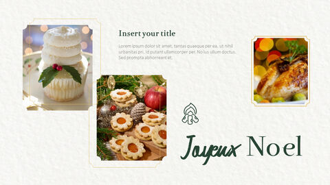 joyeux Noël Modèles PowerPoint pour la présentation