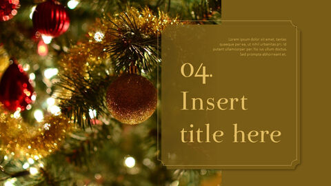 joyeux Noël Modèles PowerPoint pour la présentation