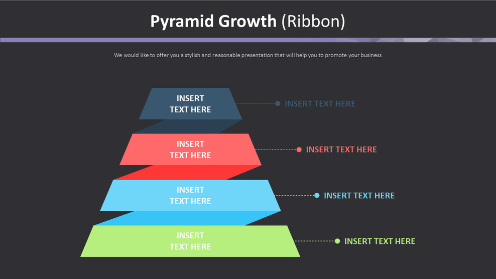 Pyramid Growth Diagram (Ribbon)