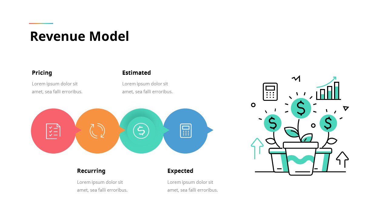Line Icon Minimal Presentation PowerPoint deck Design