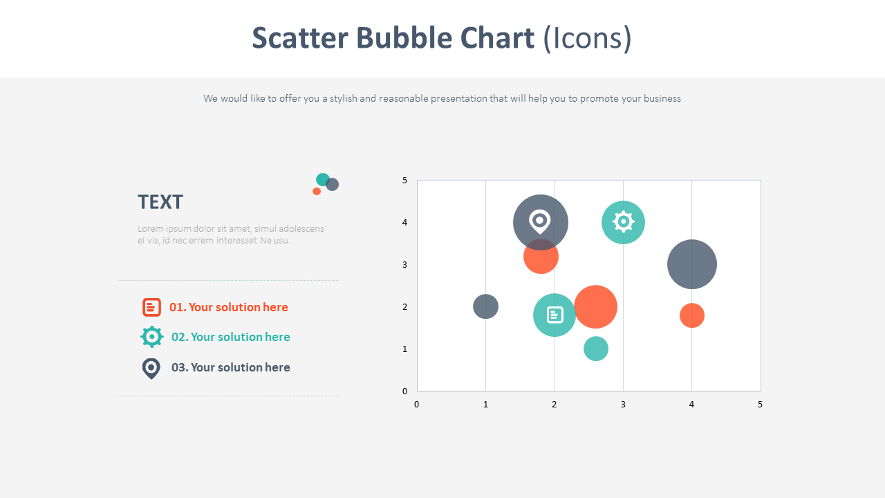Powerpoint Bubble Chart Template