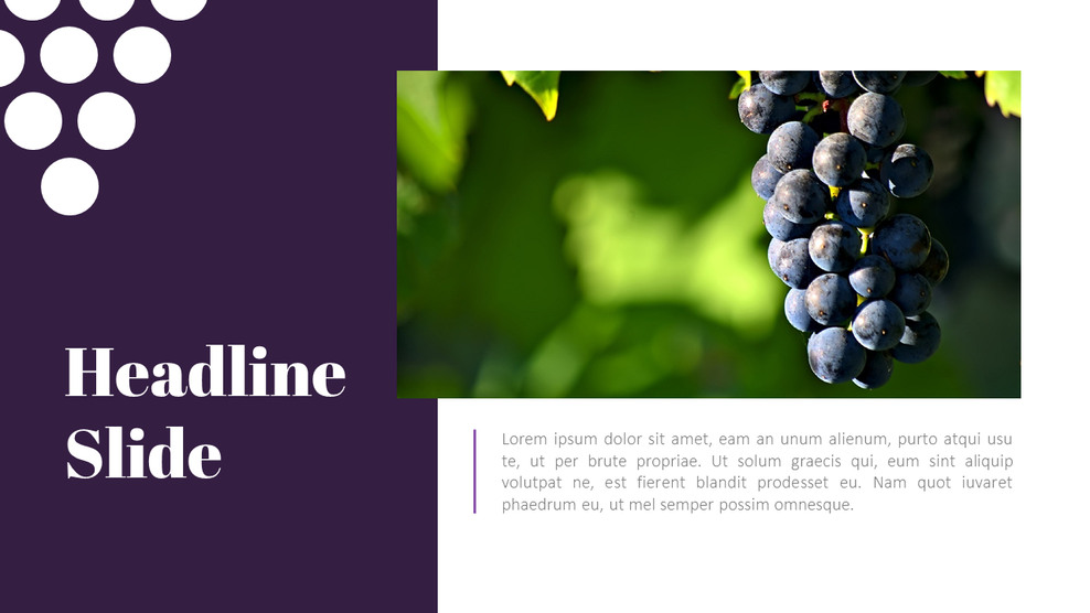 Winery PowerPoint Templates Design