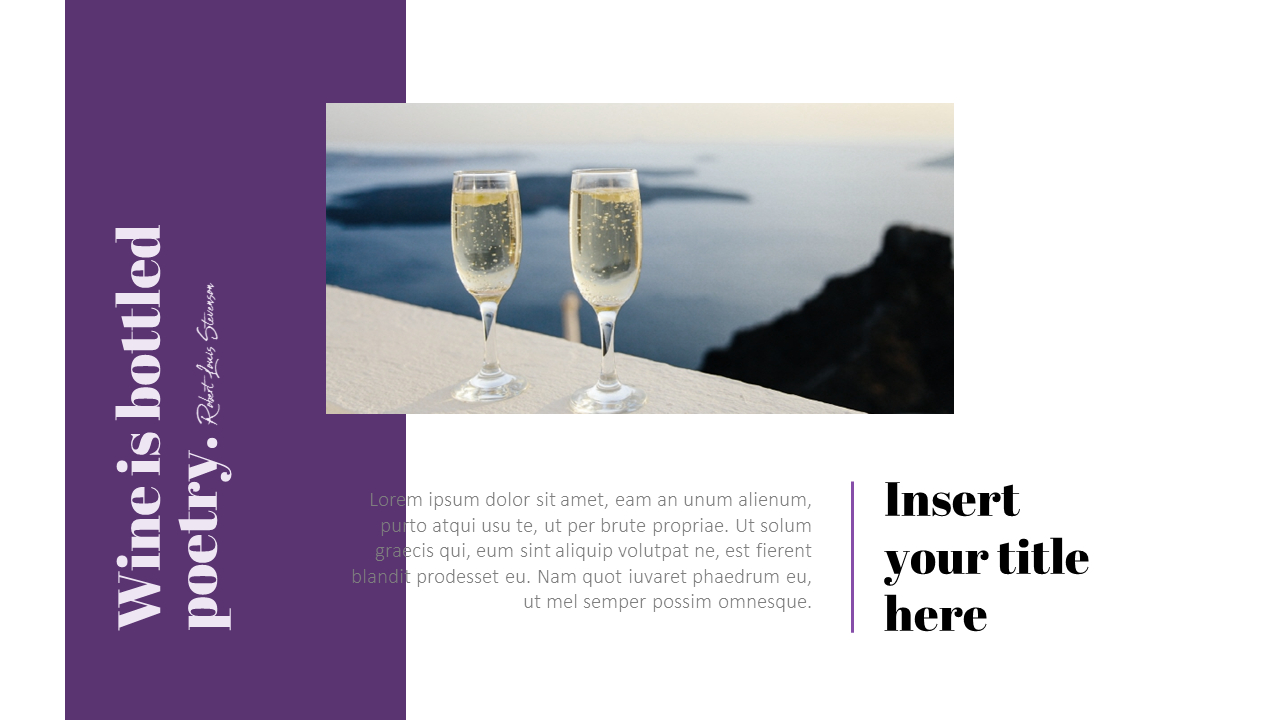 Winery PowerPoint Templates Design