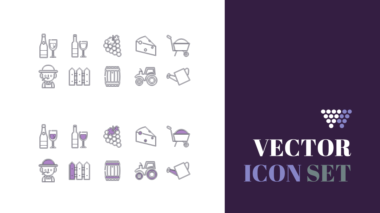 Winery PowerPoint Templates Design