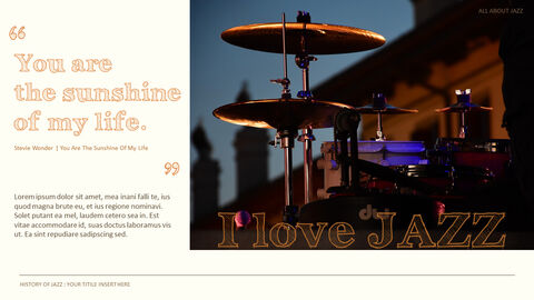 Todo sobre el JAZZ Muestras de presentaciones de PowerPoint