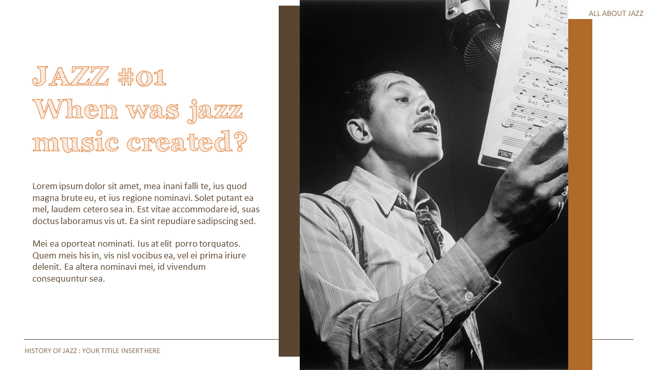 All about JAZZ PowerPoint Presentations Samples