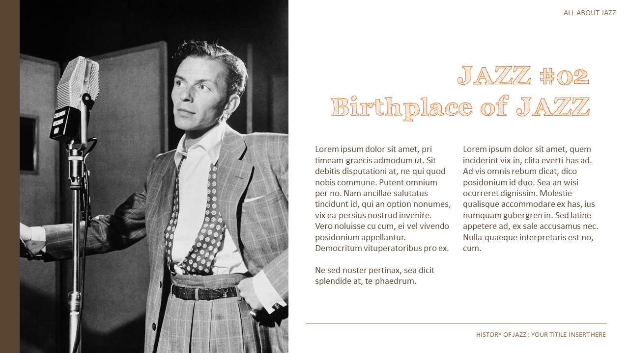 All about JAZZ PowerPoint Presentations Samples