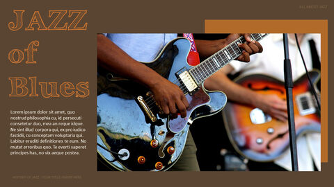 Todo sobre el JAZZ Muestras de presentaciones de PowerPoint