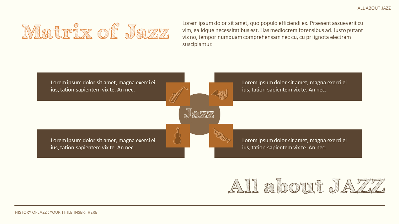 All about JAZZ PowerPoint Presentations Samples