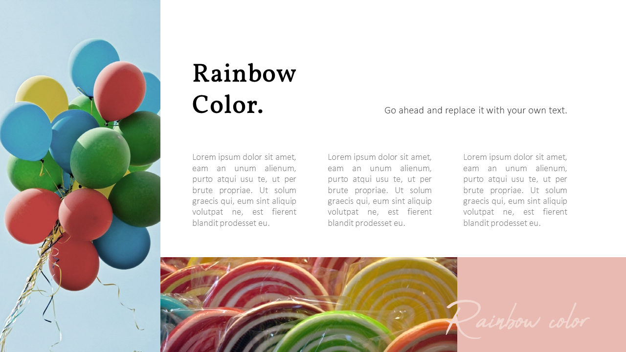 Rainbow PowerPoint Templates Multipurpose Design