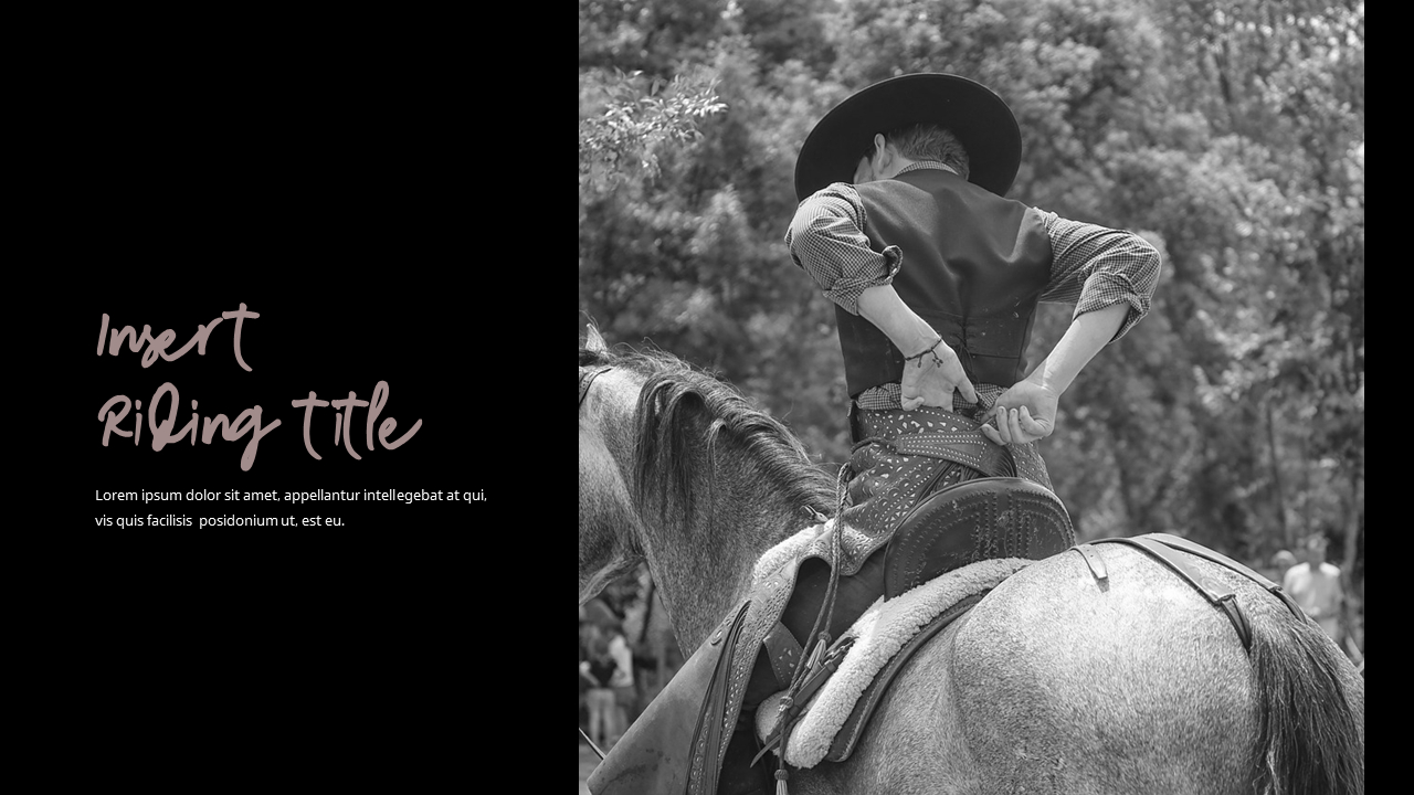 Riding Background PowerPoint