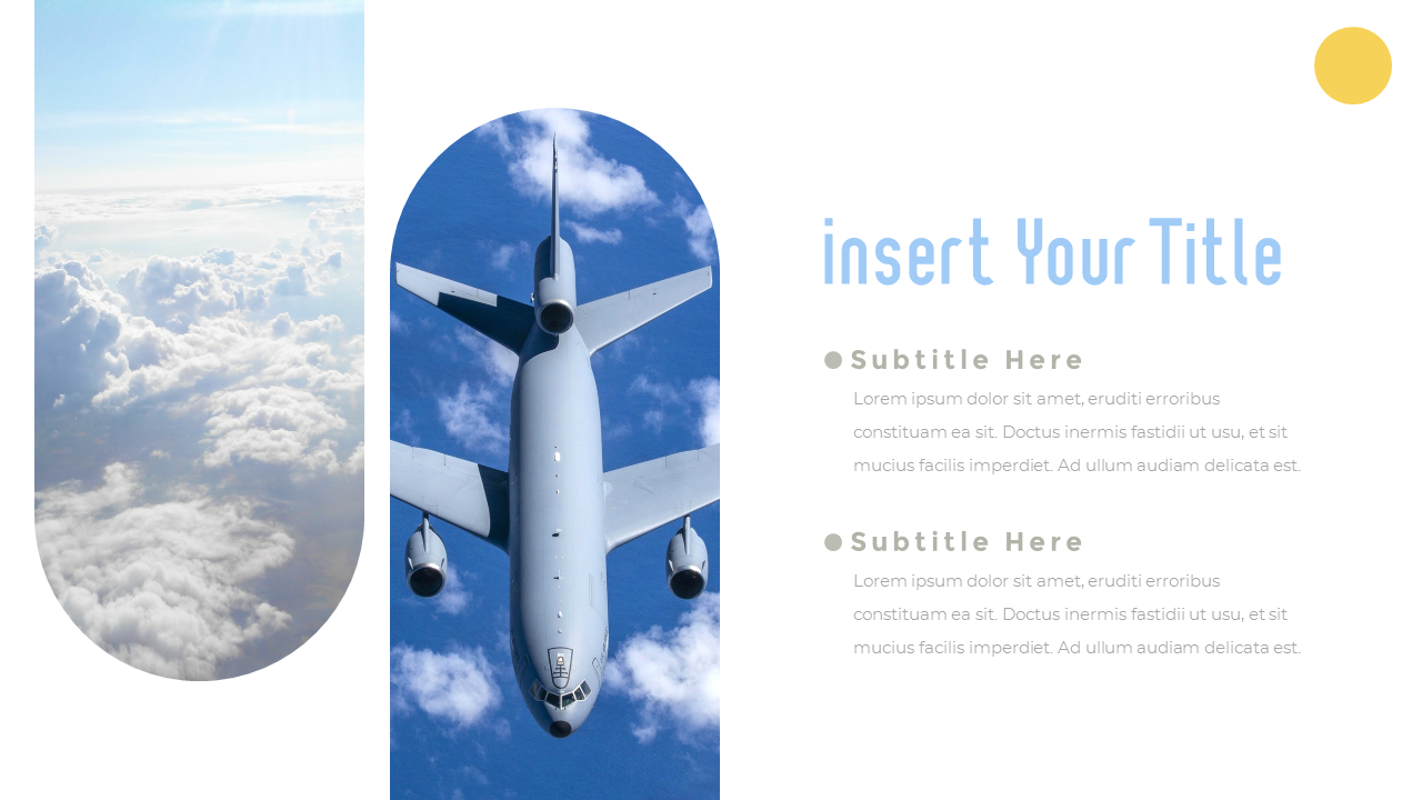 Aeropuerto Plantillas PPT de tema