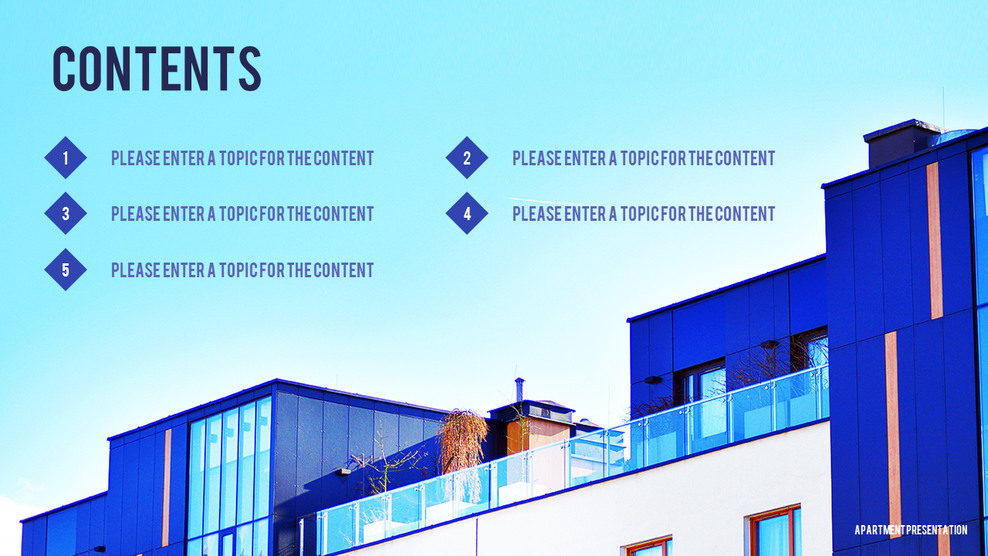 Apartment Easy PowerPoint Design