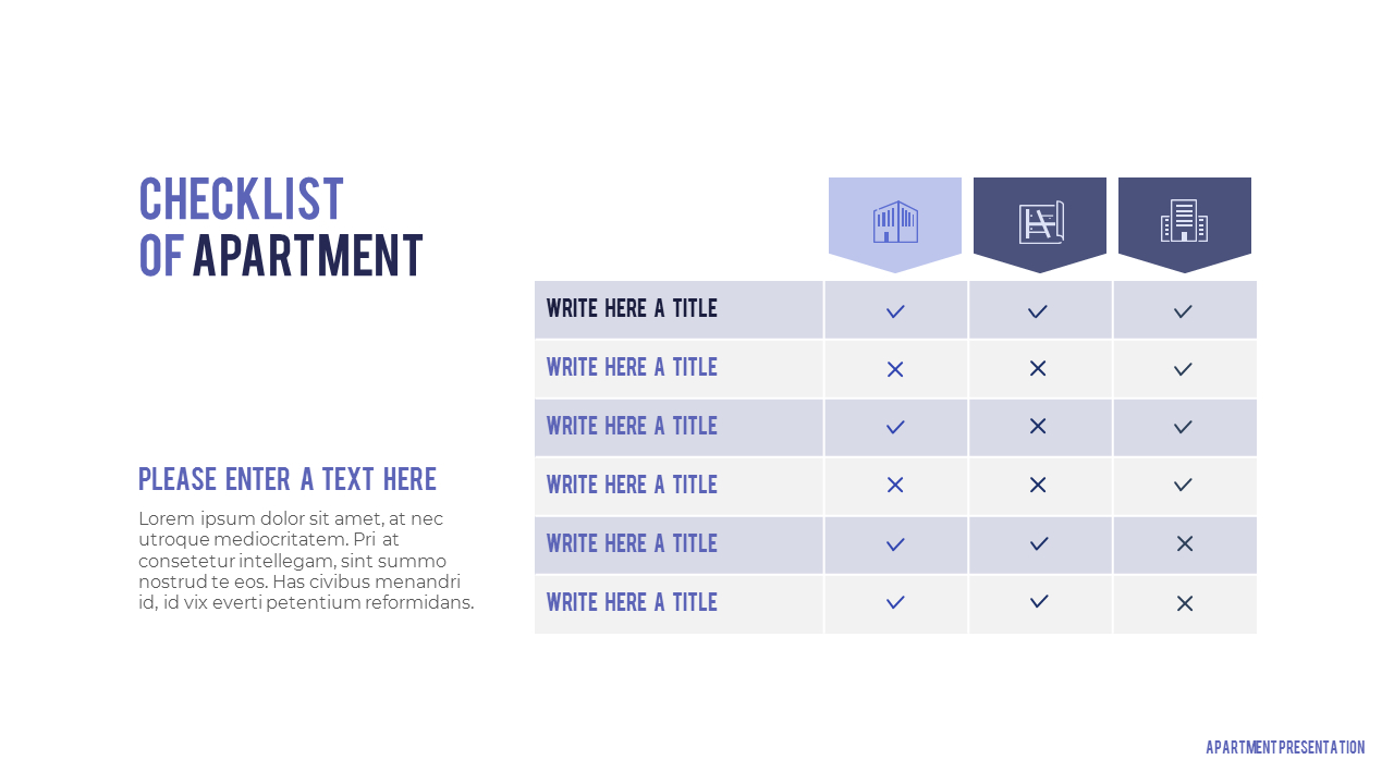 Apartment Easy PowerPoint Design