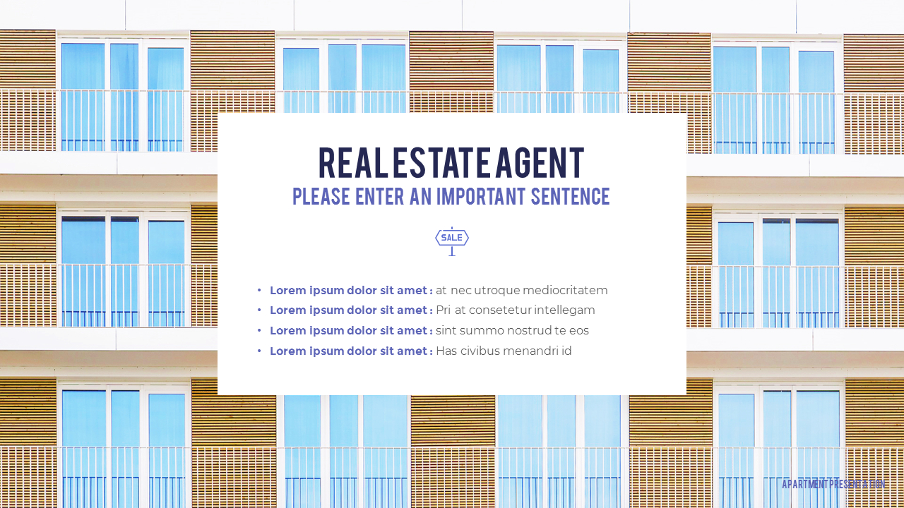 Apartment Easy PowerPoint Design