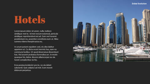 Dubai Evolution PPT Background Images