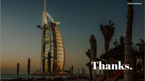 Dubai Evolution PPT Background Images