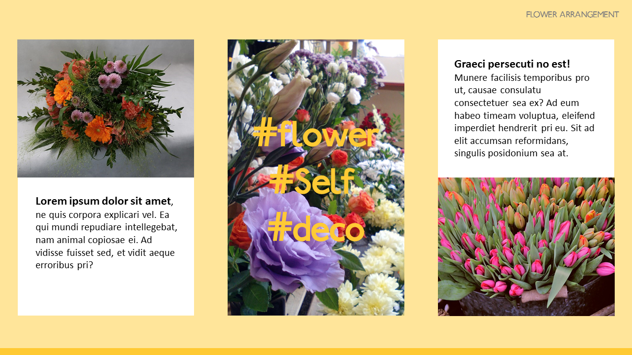 Flower Arrangement PowerPoint Presentations