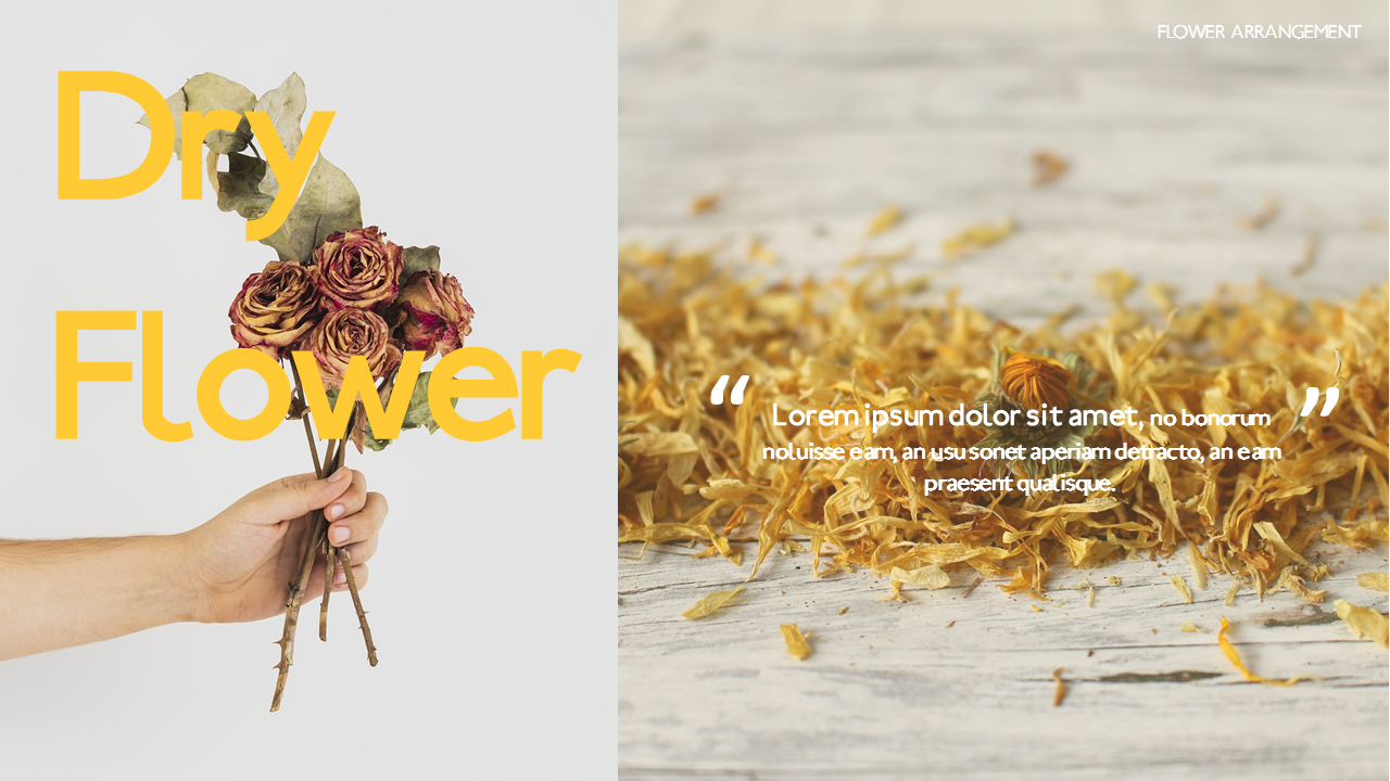 Flower Arrangement PowerPoint Presentations