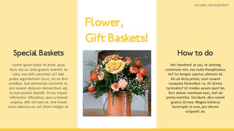 Flower Arrangement PowerPoint Presentations