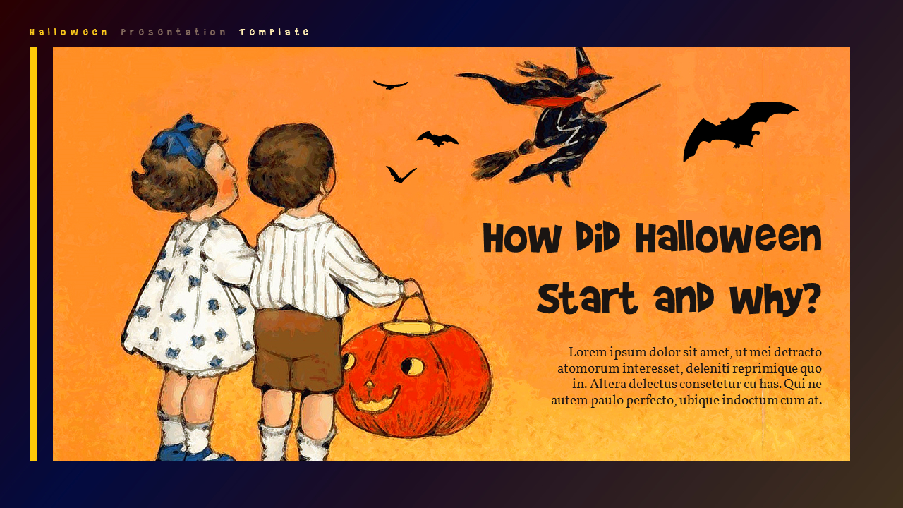 Hello! Halloween PowerPoint Slides