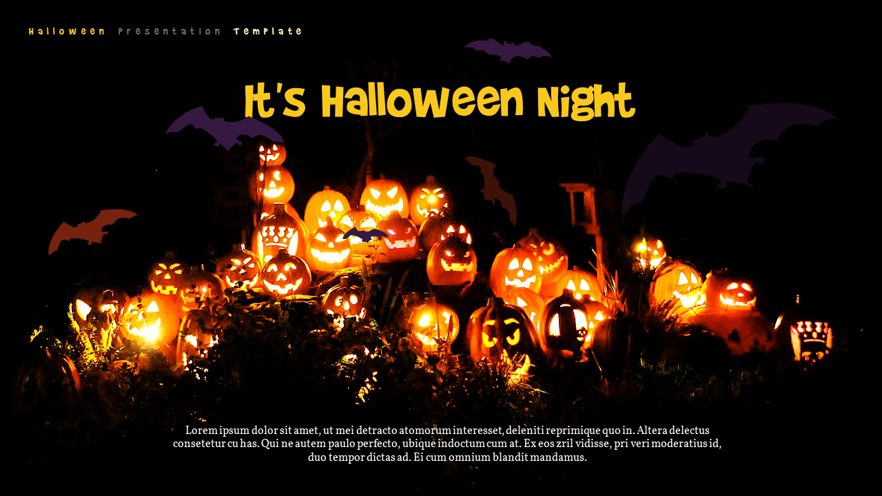 Hello! Halloween PowerPoint Slides