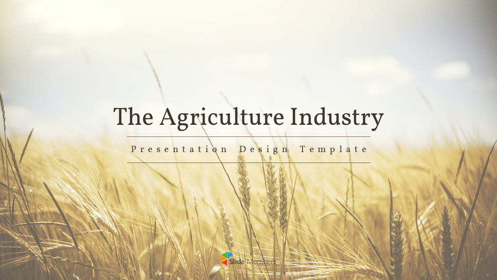 The Agriculture Industry Background PowerPoint