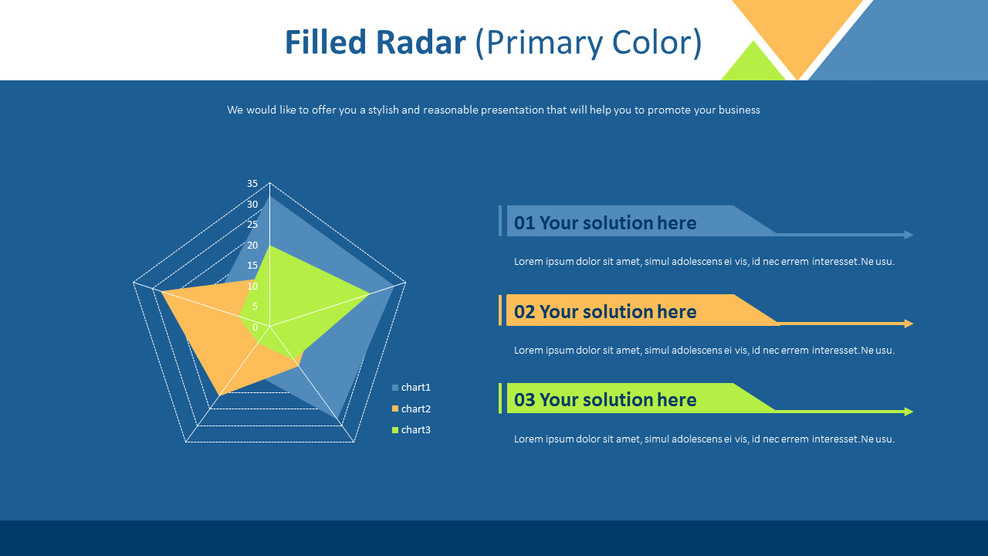 Filled Radar (Primary Color)|Chart