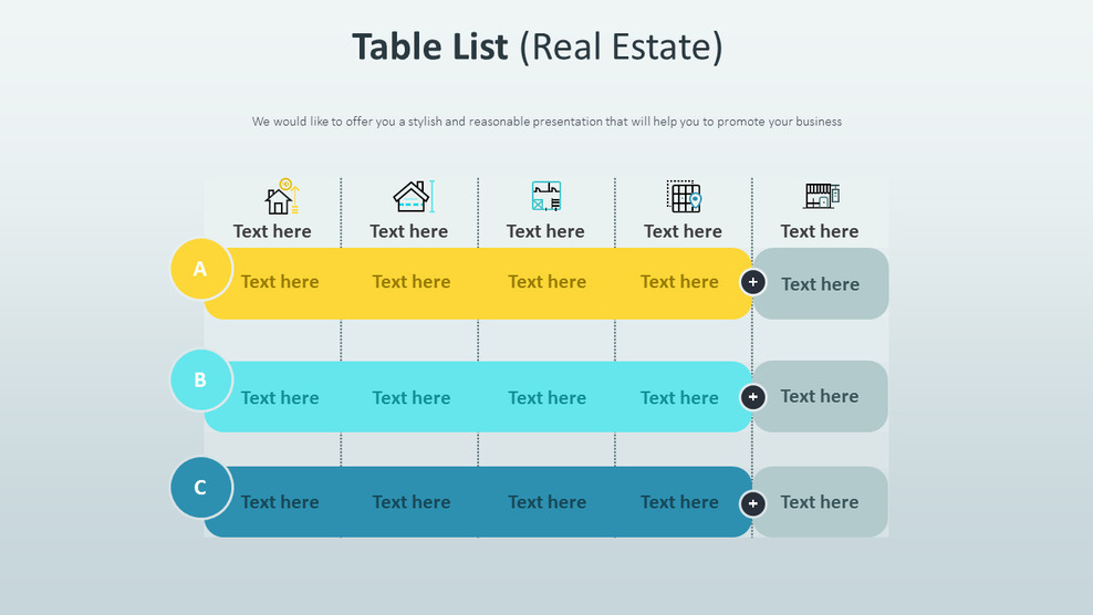 Table List Diagram (Real Estate)