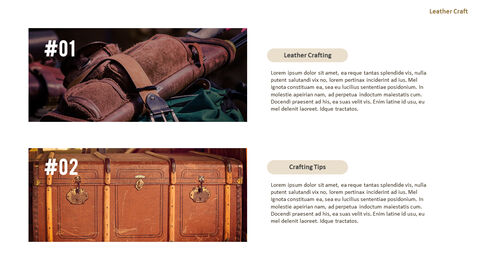 What Is The Best Leather Crafting Outline PPT Presentation
