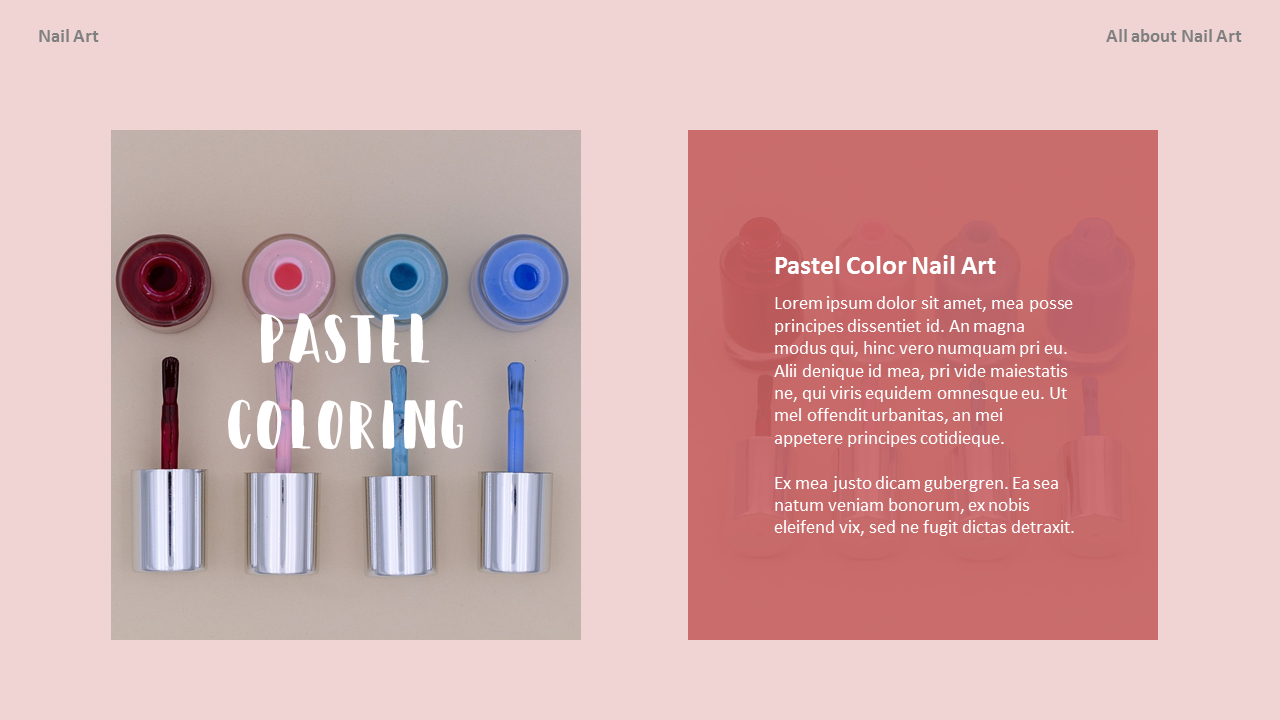 All About Nail Art Action plan PPT
