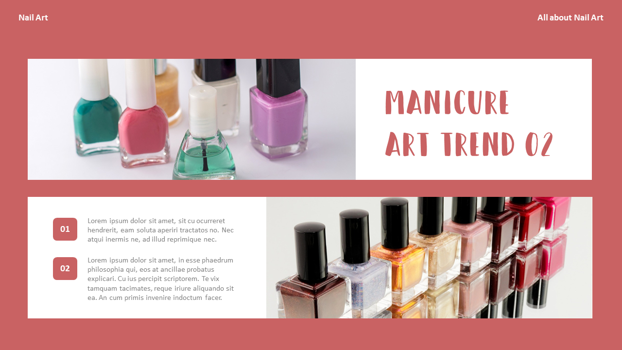 All About Nail Art Action plan PPT