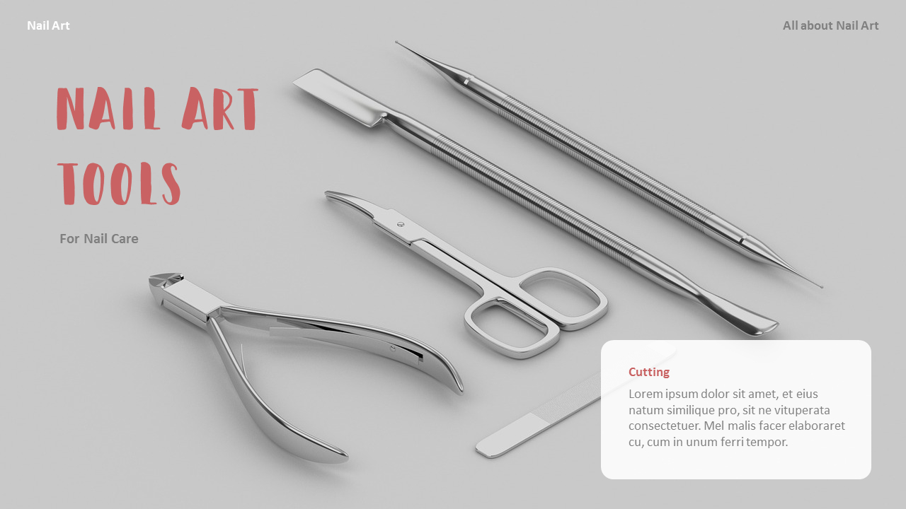 All About Nail Art Action plan PPT