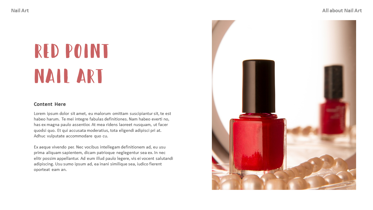 All About Nail Art Action plan PPT