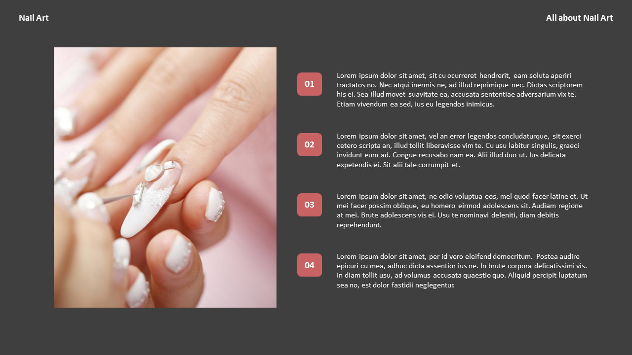All About Nail Art Action plan PPT